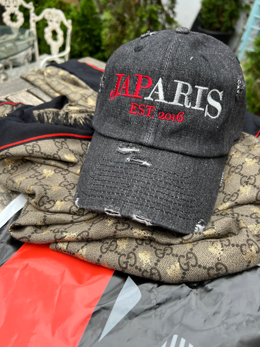 DISTRESSED JEAN CAP – Japaris Clothing